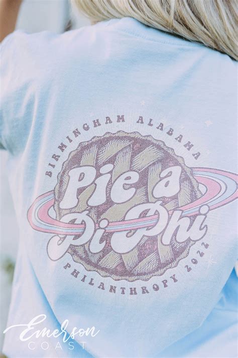 Pi Beta Phi Philanthropy Pie A Pi Phi Tee Emerson Coast