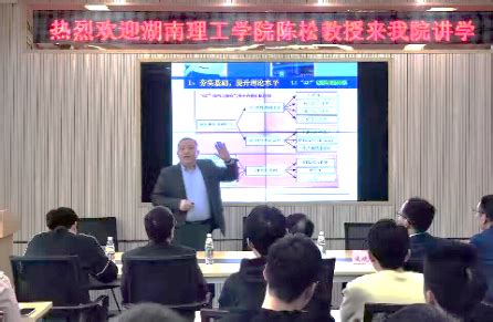 湖南理工学院陈松教授应邀来我院讲学 衡阳师范学院物理与电子工程学院