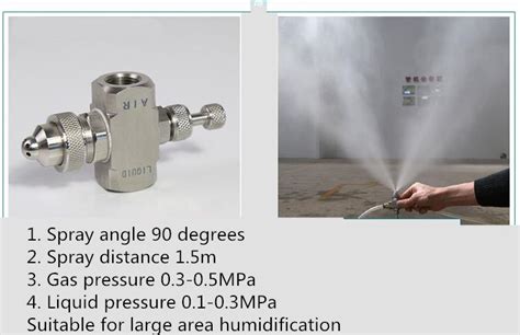 14 Stainless Steel Air Atomizing Nozzle Adjustab Vicedeal