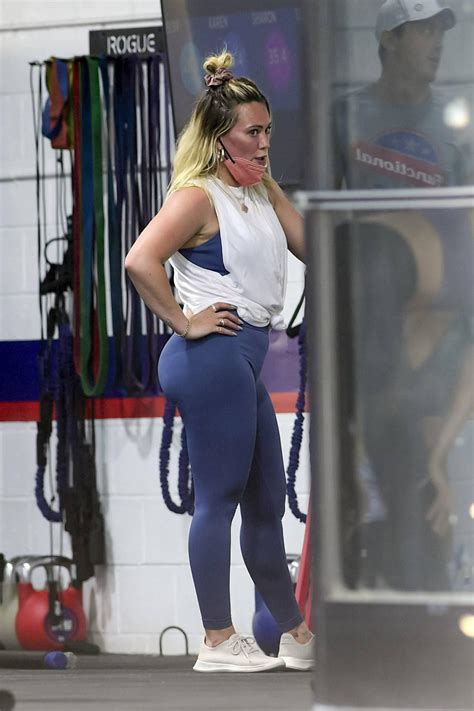 Working Out At A Gym In Los Angeles Rhilaryduff