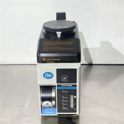 Used Datex Ohmeda Tec 6 Plus Desflurane Anesthesia Vaporizer