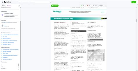 Gateway B1plus Workbook Answers B1 Unit 1 Vocabulary P 1 1 Serious 2