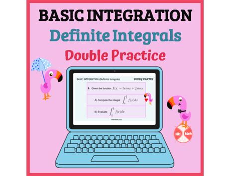 Definite Integrals Basic Integration Double Practice Or Partner