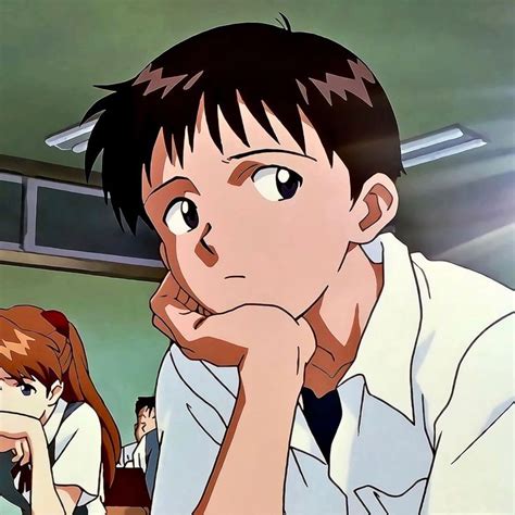 Shinji Ikari Neongenesisevangelion Shinji Aesthetic Pfp Shinji