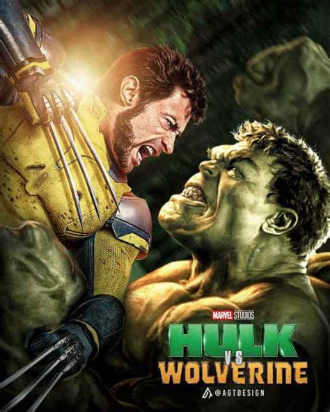 ¡brutal Fan Art De Hulk Vs Wolverine