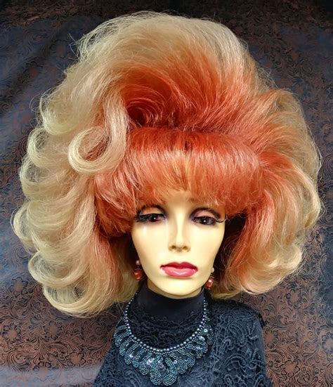 Styled Drag Wig W21 322 Lace Front Dramatic Bouffant Mixed Blondes
