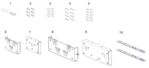 Guida Allinstallazione Del Kit Di Montaggio A Parete Per Cisco Desk