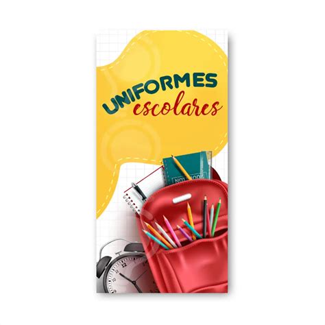 Pendón Uniformes Escolares