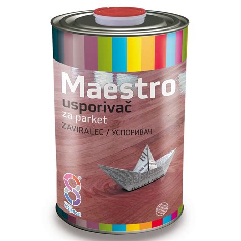 Lak za parket CHROMOS SVJETLOST MAESTRO USPORIVAČ 1L Pevex