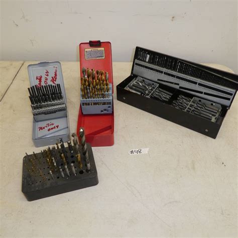 Lot 48 Assorted Drill Bit Sets Norcal Online Estate Auctions Estate Sales And Liquidation Service