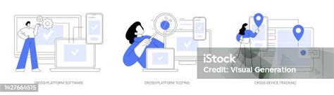 Multi Platform Framework Abstract Concept Vector Illustrations Stock Illustration Download