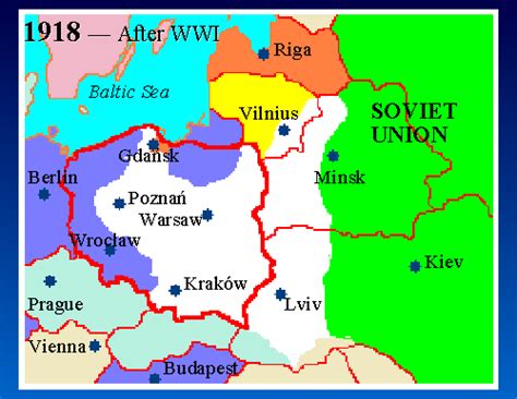 13 Map 1918 Afrer Wwi