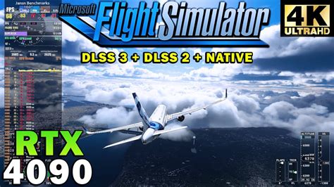 Microsoft Flight Simulator 2020 4k Rtx 4090 R9 7950x Dlss 3 Dlss