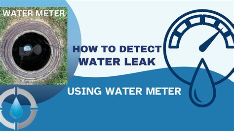 How To Detect Water Leaks Using Your Water Meter And Save On Your Water