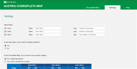 austria choropleth map excel template excel wonders