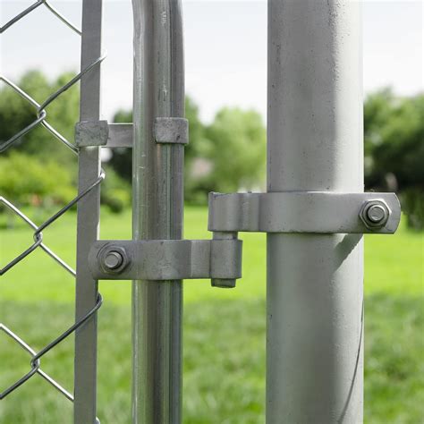 Buy Hittite 2 Sets Chain Link Fence Gate Post Hinge Heavy Duty Gate
