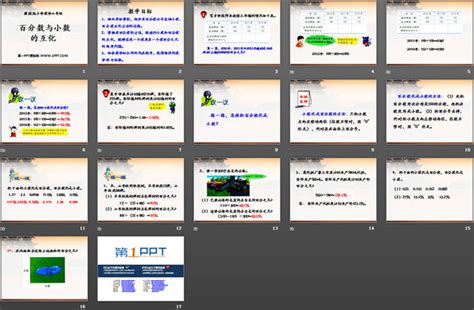 《百分数与小数的互化》百分数ppt课件 第一ppt