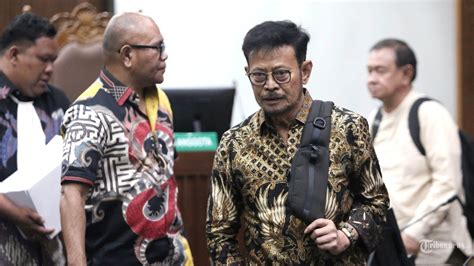 Dituntut 12 Tahun Penjara SYL Bongkar Proyek Green House Pimpinan