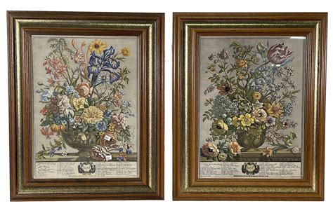 Robert Furber 12 Months Of Flowers 1964 Auction