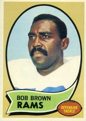 1970 Topps Bob Brown 178 Football VCP Price Guide