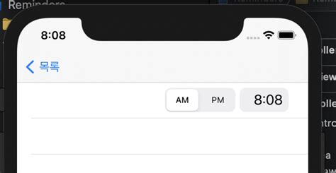 Tableview Cell 안에 Datepicker를 Inline으로 넣었는데 Ampm 스위치가 제대로 동작되지 않는데