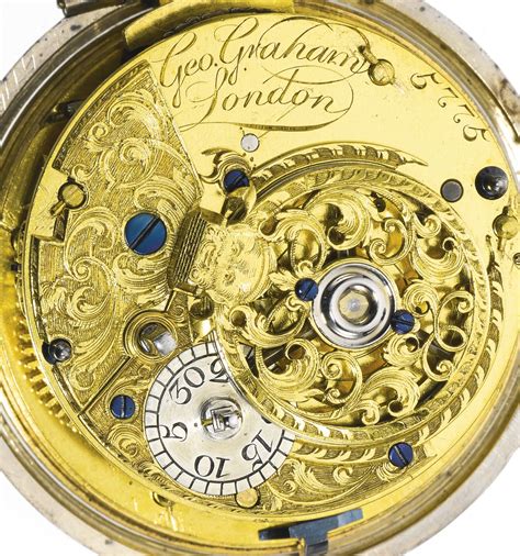 17 George Graham London George Graham Pocket Watch For Sale