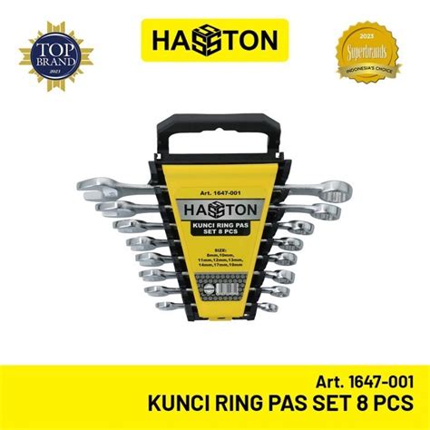 Jual Hasston Kunci Ring Pass 8 Pcs Combination Wrench 8 19mm 1647