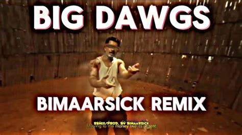 Hanumankind Big Dawgs Ft Kalmi Bimaarsick Remix Youtube Music