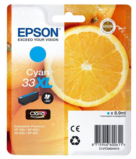 Singlepack Cyan XL Claria Premium Ink Μελάνια Μελάνι Χαρτί Προϊόντα Epson Ελλάς