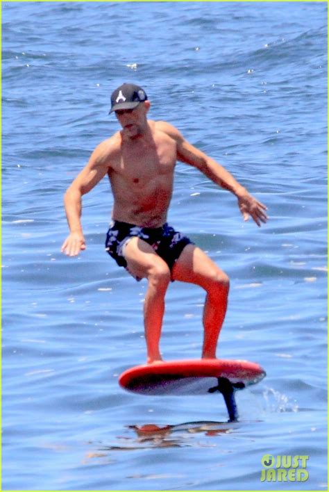 Vincent Cassel Goes Surfing During Beach Day With Wife Tina Kunakey