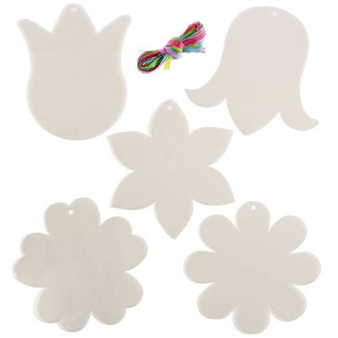 Flower Colour Diffusing Paper Shapes