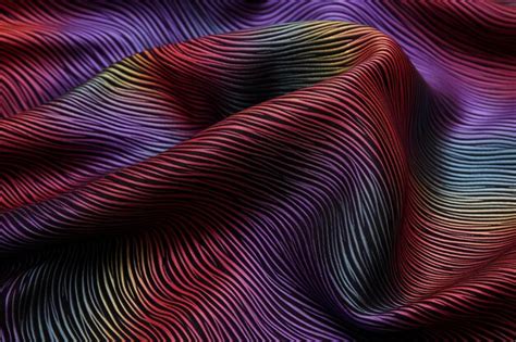 Premium Photo Graceful Silk Material Ripple Pattern
