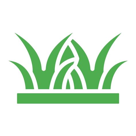 Premium Vector Grass Vector Icon Design Illustration