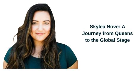 Skylea Nove A Journey From Queens To The Global Stage Ziplinq
