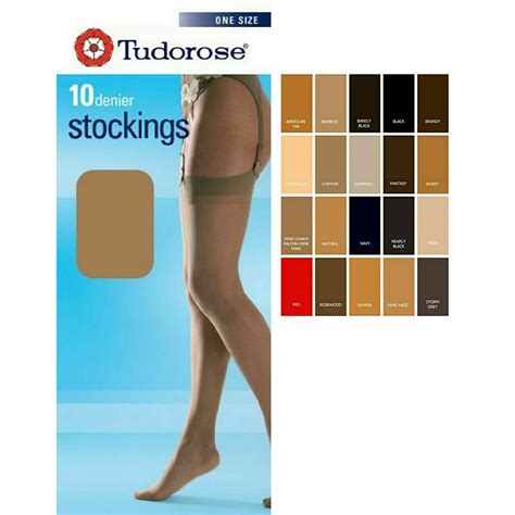1 X Ladies 10 Denier Smooth Knit Sheer Stockings Prime Products