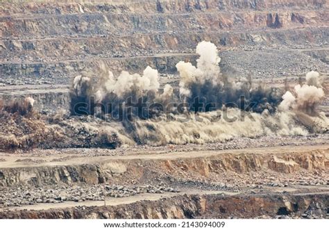 Explosion Blast Open Cast Mining Quarry Stock Photo Shutterstock