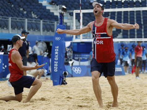 Olympics Beach Volleyball Norways Mol And Sorum Wins Mens Gold At