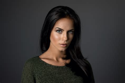Girl Black Hair Model Face Woman Wallpaper Coolwallpapersme
