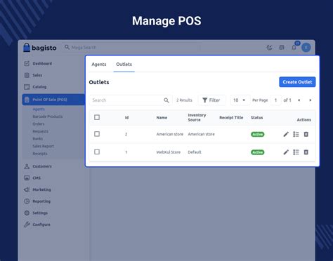 Laravel Ecommerce Pos System Bagisto Point Of Sale Webkul