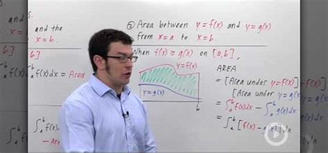 How To Use Definite Integrals To Find The Area Of Curves Math