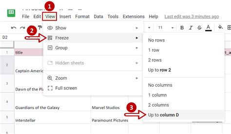How To Pin Columns In Google Sheets SpreadCheaters
