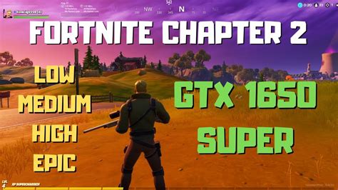 Ryzen 5 2600 Gtx 1650 Super Fortnite Low High Epic Competitive