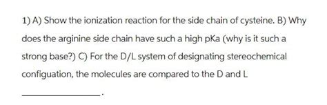 Answered 1 A Show The Ionization Reaction For Bartleby
