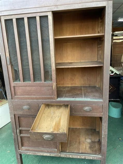 鄉禮二手家具 【檜木and菜櫥】全省購買 傢俱 復古 藝品 古物 早期 道具租借 古董 老東西 斗櫃 置物櫃 碗櫥 展示櫃 Yahoo奇摩拍賣