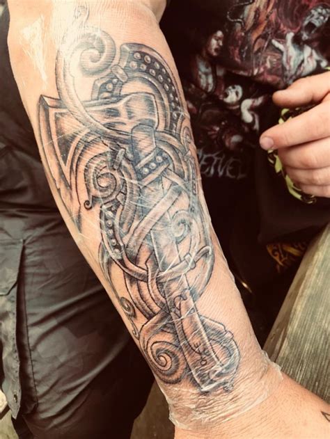 Viking Battle Axe Tattoo
