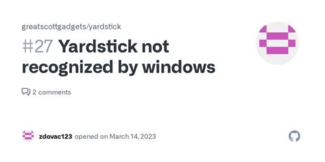 Yardstick Not Recognized By Windows · Issue 27 · Greatscottgadgets