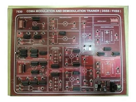Cdma Modulation And Demodulation Trainer Dsss Fhss For Laboratory 7530 At ₹ 30000 Piece
