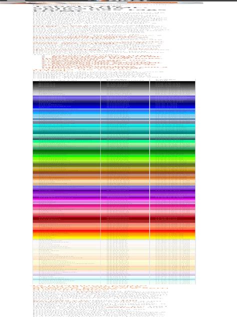 Tabela De Cores Html Aplicando Cores Nas Tags Html Homehost Pdf