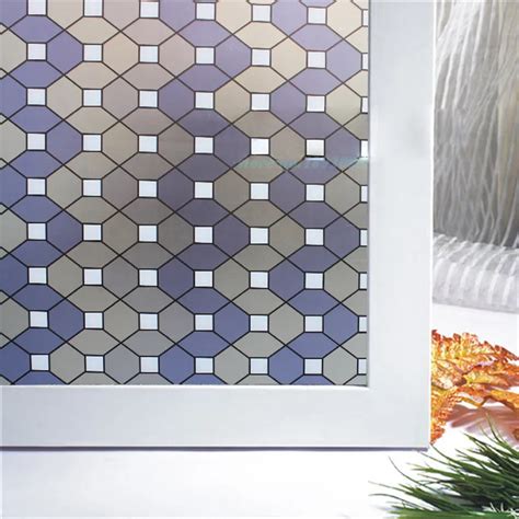45100cm Opaque Self Adhesive Frosted Stained Glass Window Film