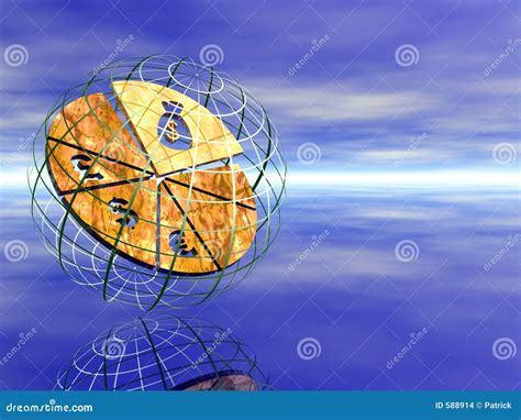 Money Makes The World Go Around Stock Illustration Illustration Of